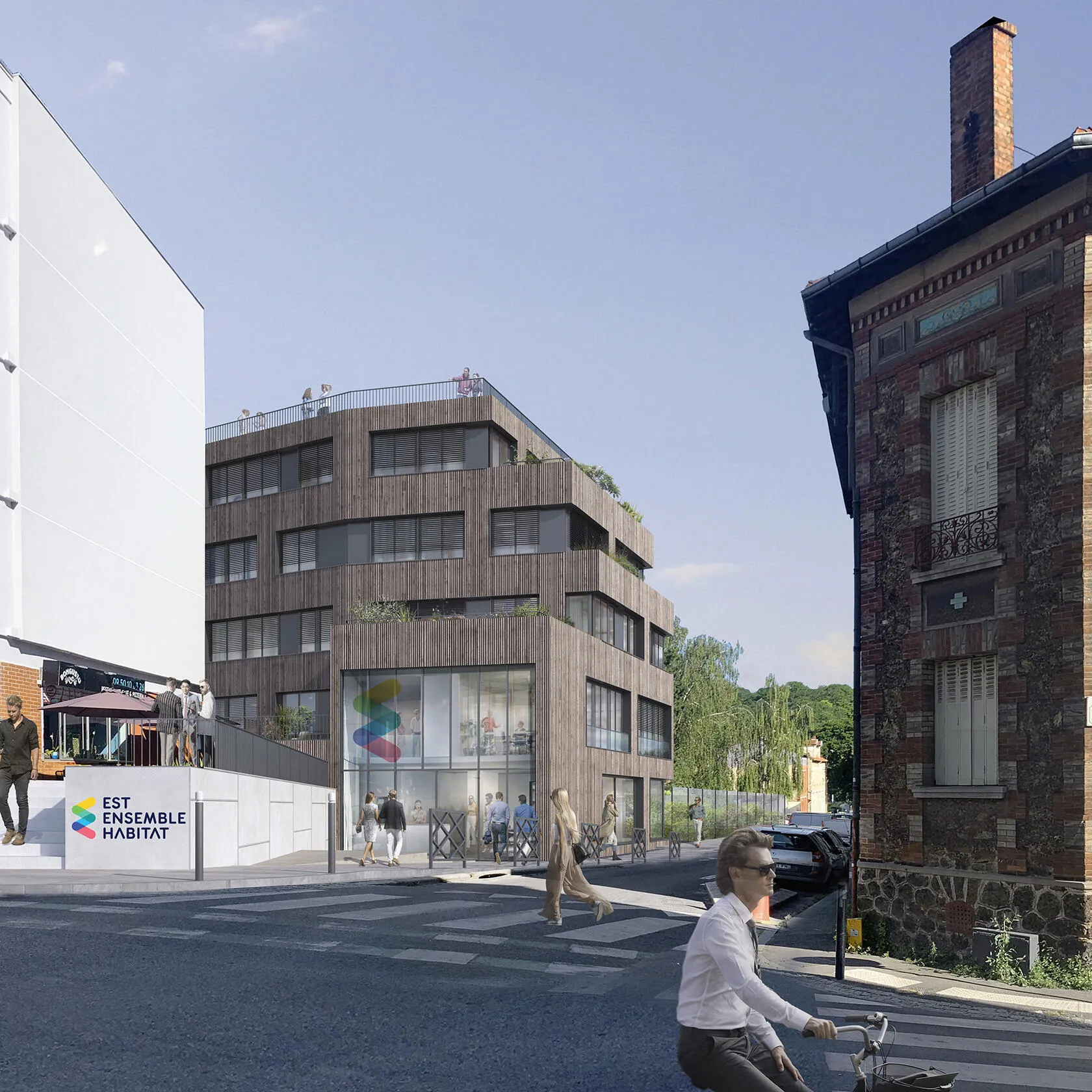 Siège d'Est Ensemble Habitat | Mathieu Godard Architectures